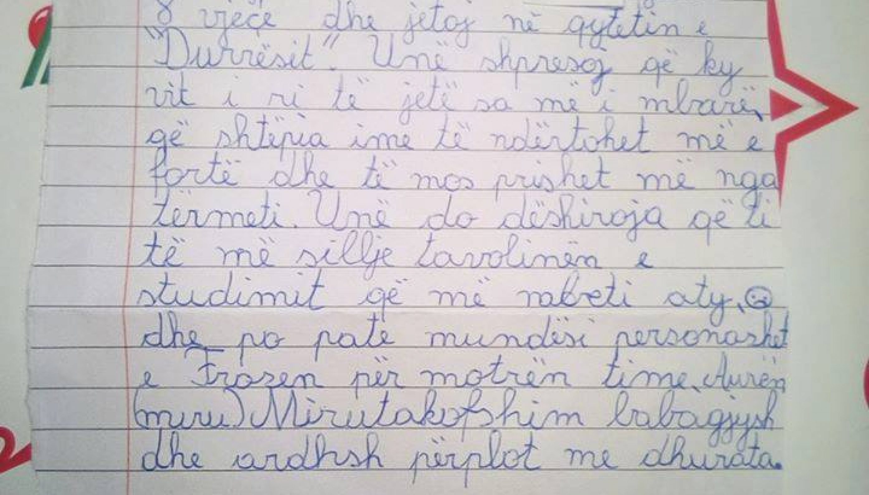 8 vjeçarja nga Durrësi, shkruan letër prekëse për babagjyshin: Dua që ...